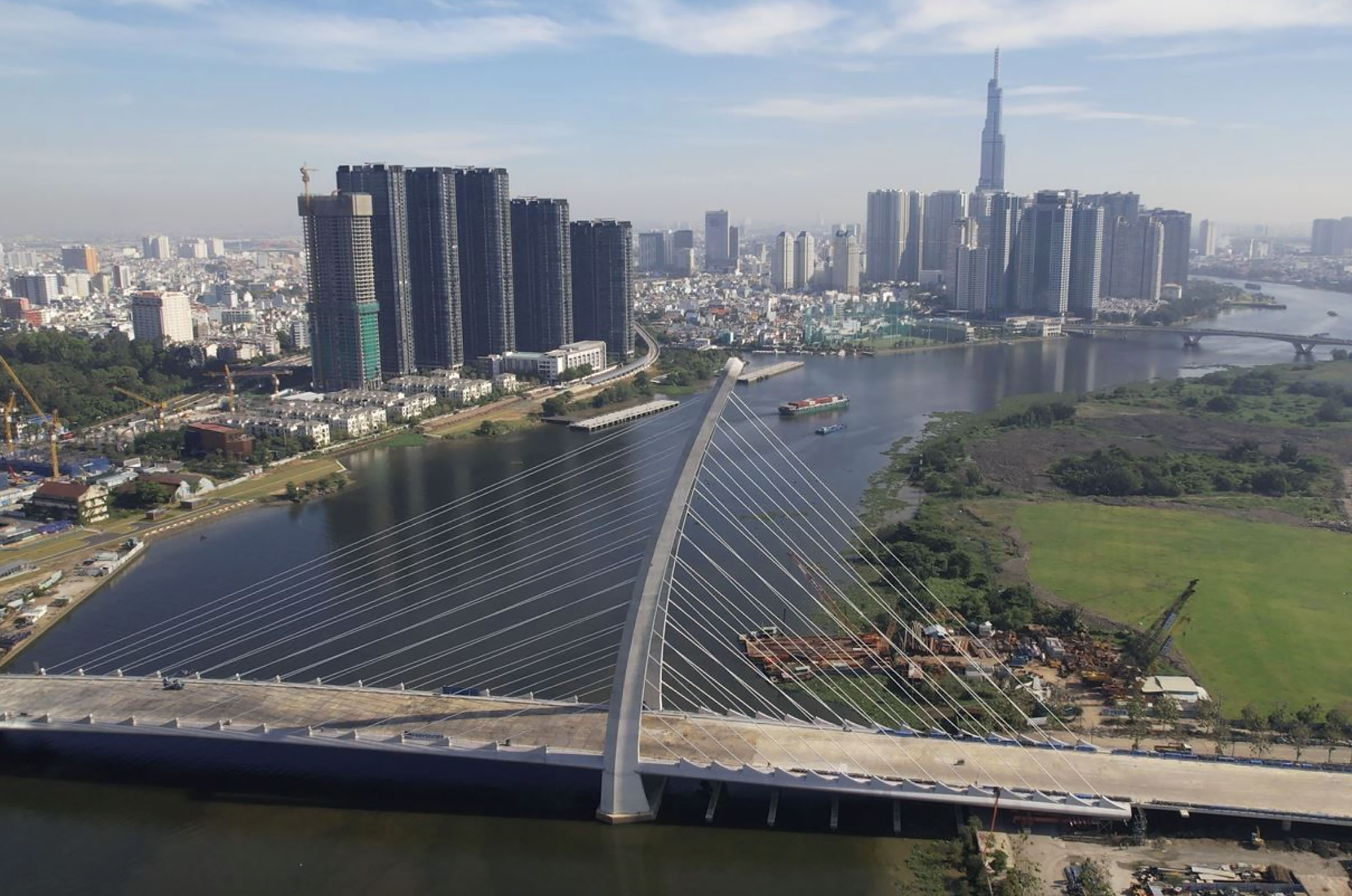 Inauguration of Thu Thiem 2 bridge in Ho Chi Minh City