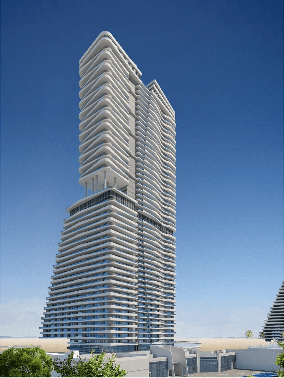PT slabs for Alamein downtown towers in Egypt
