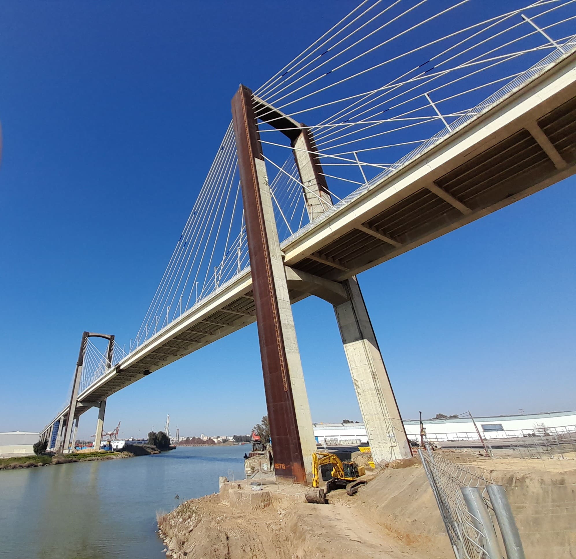 Repair of El Centenario bridge in Sevilla