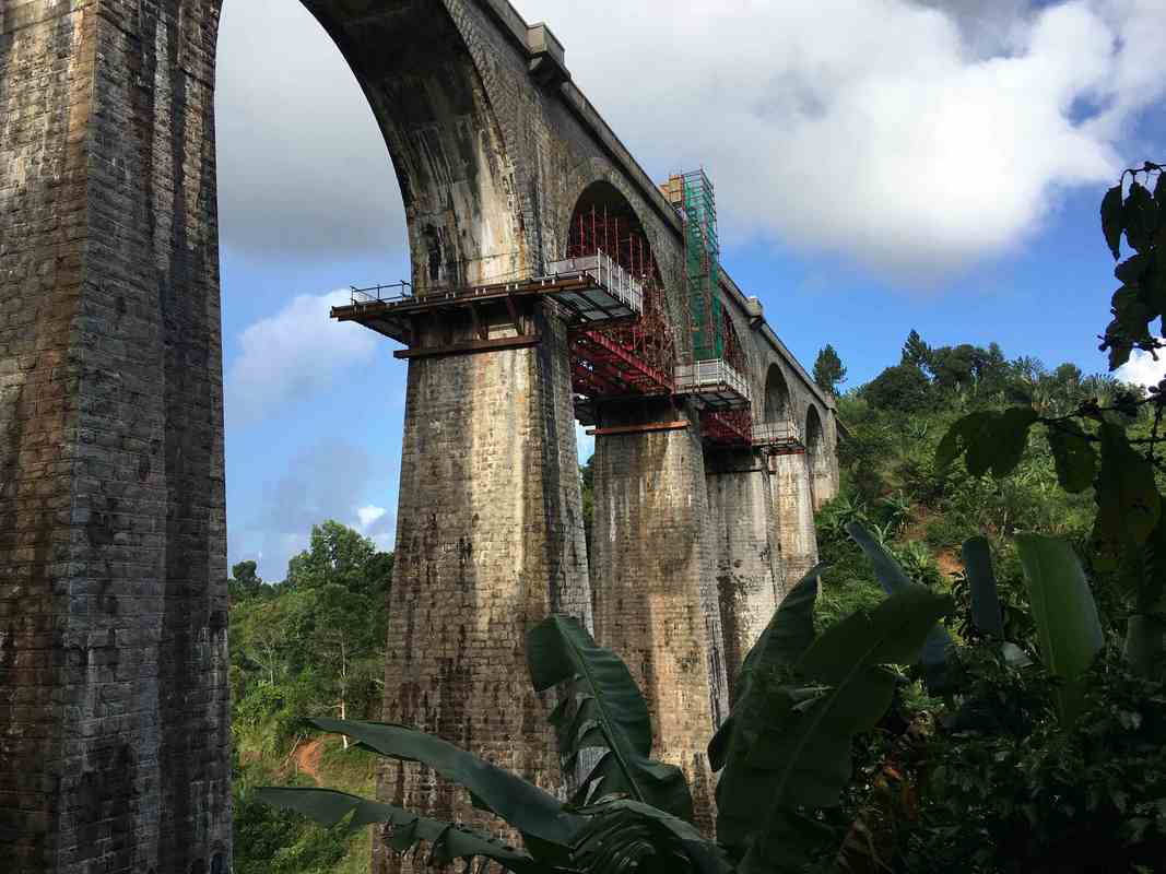 Masonry structure strengthening for Sahasinaka viaduct in Madagascar