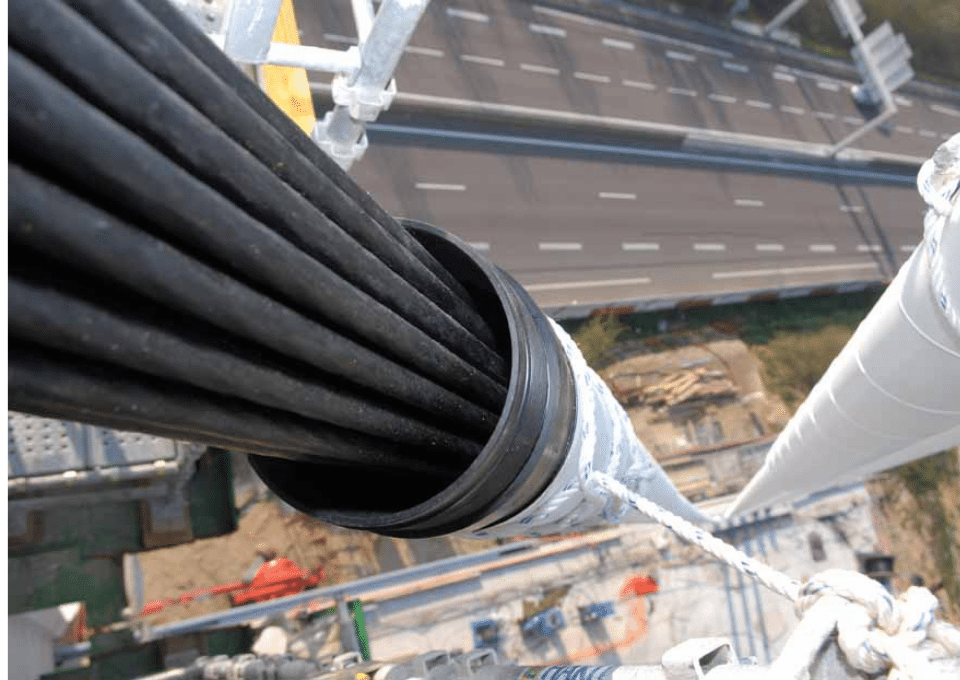 Allonne bridge construction by rotation